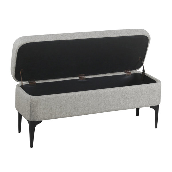 Wade Logan® Ameelya Upholstered Flip Top Storage Bench And Reviews Wayfair